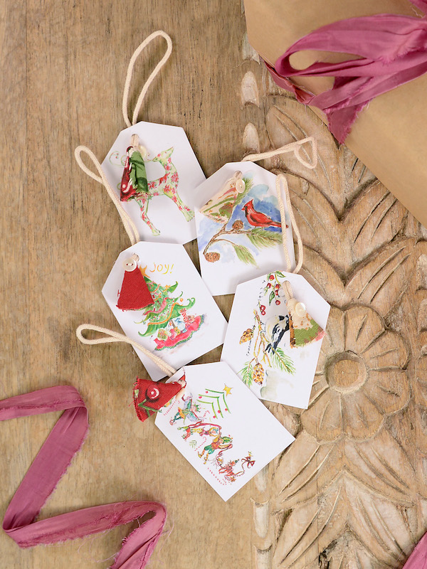 Christmas Art Gift Tags Set